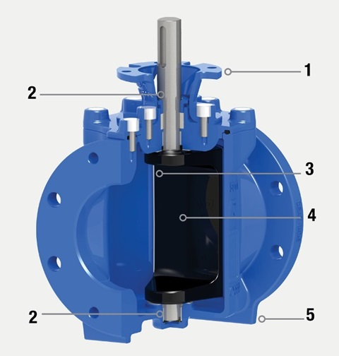 AVK series 764 resilient seated eccentric plug valve - AVK Industrial ...